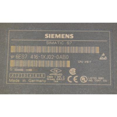 China SIEMENS 6ES7416-1XJ02-0AB0 SIMATIC S7-400, CPU 416-1 Zentrale Verarbeitungseinheit mit: MPI-Schnittstelle für mehrere Punkte zu verkaufen