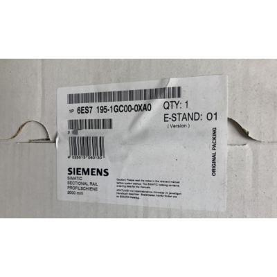 중국 SIEMENS 6ES7195-1GC00-0XA0 SIMATIC DP, ET 200M, 2000MM 길이의 장착 레일, 제거 및 삽입 기능을 위한 버스 모듈을 보유하기 위해 판매용