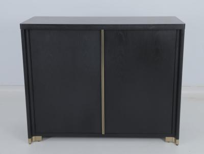 Cina No Folded Black Modern Credenza Per Hotel 3-5 Stelle in vendita