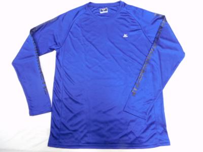 Cina Colore lungo di Bule della maglietta della manica del tessuto 140gsm del collo di squadra di marca di Customzied in vendita