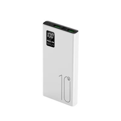 Outdoor Portable 10000mah PowerBank LED Display PD QC3.0 22.5W Fast Charge Slim
