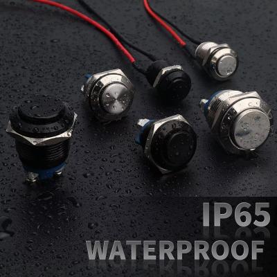 12mm 16mm 19mm 22mm 25mm 28mm 30mm 40mm Push Button Switch Latching Momentary