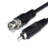 Quality BNC Male to RCA Male AV Extension Cable for CCTV Camera for sale