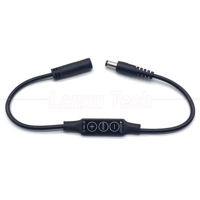 Stepless Light Male to Female DC Barrel Jack 5.5x2.1mm 5.5x2.5mm 3.5x1.35mm