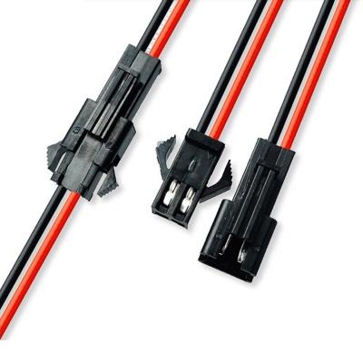 China 2 3 4 Pin SM 2.54mm Connector Male to Female Socket Assembly Cable for GPS LED Light for sale