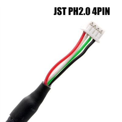 Assembly USB A Female to JST 2 3 4 Pin PH XH 1.0mm 1.25mm 1.5mm 2.0m Pitch Wire