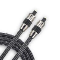 Quality High Quality Durable Braided Fiber Optic Toslink Spdif Gold Digital Audio Optical Cable for sale