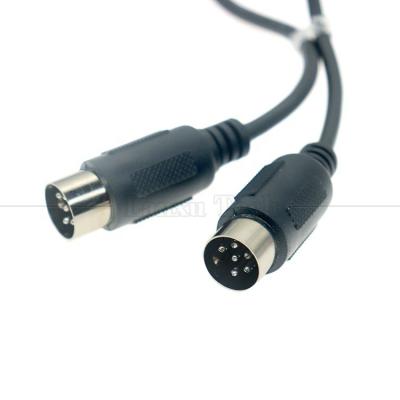 Male To Male 6 PIN BIG DIN MIDI Extension Cable for Keyboard Microphone Guitar