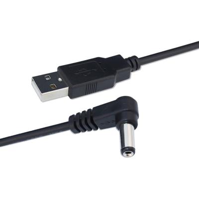 Custom USB Male to Right Angle 5.5 X 2.1mm 2.5 3.5 1.35 Connector Male DC Cable
