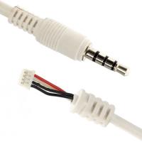 Quality Custom White 3.5mm TRRS Audio DC Jack to JST Connector 2.0mm 2.54mm Pitch Assembly Cable for sale