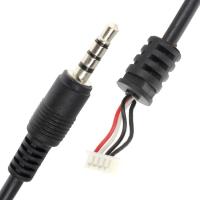 Quality Custom Assembly 1M 2M 3M 3.5mm TRRS Audio DC Jack to JST 2.0mm 2.54mm Pitch Cable for sale