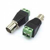 Quality Solderless Screw Terminal BNC Female Male Connector Adapter for CCTV Camera Monitor Video Recorder for sale