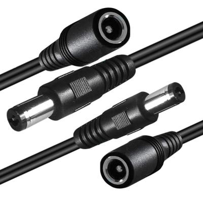 Cina Maschio a femmina 5.52x1 5.5x2.5 3.5x1.35 4.0x1.7mm Cavo di estensione di corrente continua per la luce a LED della telecamera CCTV in vendita