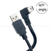 Quality Customization 90 Degree Left Angle USB A Male To MINI 5P USB Cable for PS3 Controller Camera for sale