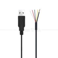 Quality Shield USB A Male to 4 Bare Wires Open End Pigtail Cable for sale
