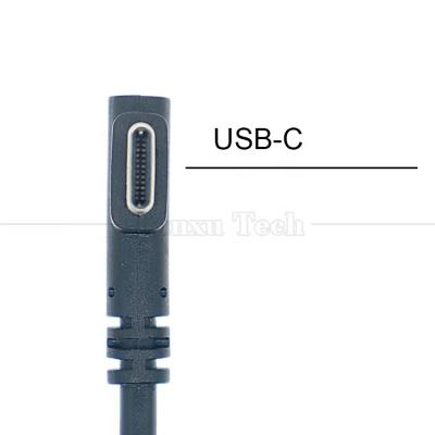 High Quality 1M 2M 3M 5M Data Charger 90 Degree USB A to Type C Angle Cable for