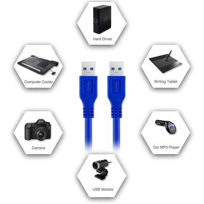 Super Speed 5Gbps Male to Male USB 3.0 Extension Cable