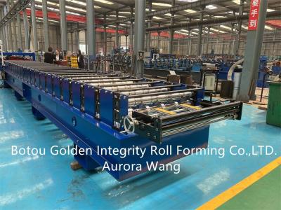 China Zink-Dach-Platten-Rolle, die Maschine 5,5 Kilowatt PLC-Kontrollsystem bildet zu verkaufen