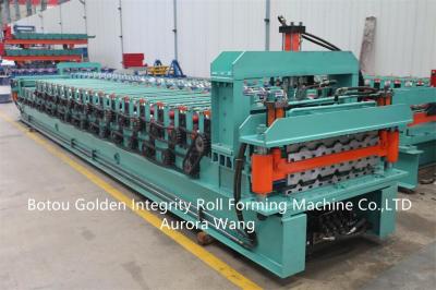 Chine Petit pain adapté aux besoins du client de double couche formant la machine pour le panneau trapézoïdal et le panneau trapézoïdal à vendre