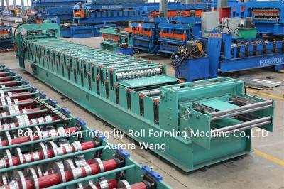 Chine Petit pain adapté aux besoins du client de double couche formant la machine pour le panneau trapézoïdal et le panneau trapézoïdal à vendre