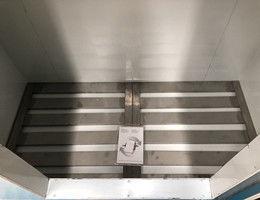 De geschilderde Diepvriezer van het Staal Commerciële Ijs met Bovenkant zet OEM van het Koelingssysteem Grootte 2 op