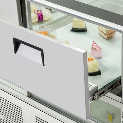 Cina Congelatore di frigorifero di marmo bianco del cassetto di R134A 1030W per il dessert in vendita