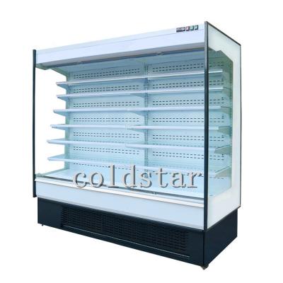 Cina Frigorifero più freddo del supermercato del frigorifero della vetrina dell'esposizione aperta commerciale della multi-piattaforma in vendita