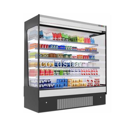 Cina Banco di mostra aperto della frutta del frigorifero della multi-piattaforma del refrigeratore del latte del supermercato da vendere in vendita