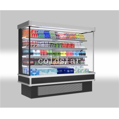 Cina Refrigeratore anteriore della piattaforma del refrigeratore aperto del refridge dell'esposizione di Multideck in vendita