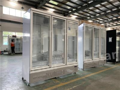 Cina Un congelatore verticale di 3 porte per l'esposizione del gelato in vendita