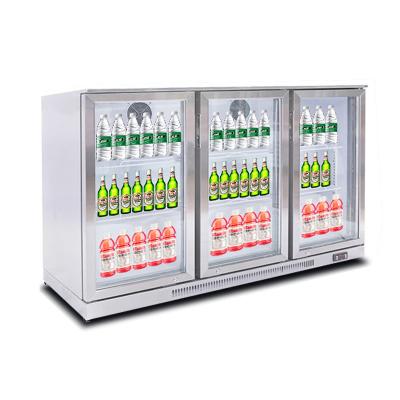 Cina ripiano di vetro Mini Fridge Desktop Display Cooler della porta 300L in vendita