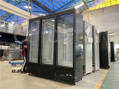Cina Un congelatore verticale di 3 porte per l'esposizione del gelato in vendita