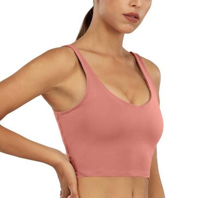 OEM Accpected 2021 Women Sexy Sports Bra Crop Top Fitness Plus Size Custom Print