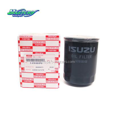중국 마스터스 프레임 오일 필터 5-87610010-0 8-97301752-0 ISUZU를 위한 필터 카트리지 판매용
