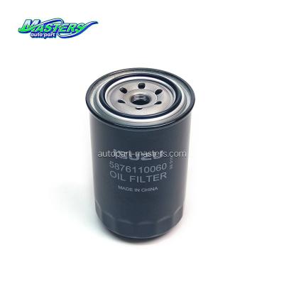 중국 마스터스 프레임 오일 필터 5-87611006-0 8-98075676-1 ISUZU를 위한 필터 카트리지 판매용