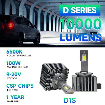 China D Serie 100W 10000 Lumen 6500K Koel Wit D1S/D1R D2S/D2R D2H D3S/D3R D4S/D4R D5S/D5R D8S/D8R Koplamp Lampen Te koop