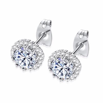 China Pendientes inoxidables del perno prisionero de la plata del oro del acero 14K 18K de los diseños simples de la joyería pequeños para las muchachas de las mujeres en venta