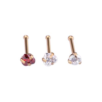 China El acero inoxidable CZ de la venta del cuerpo de la venta al por mayor caliente de la joyería sospecha la perforación en venta