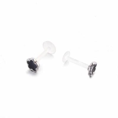 China Anillo piercing del labio del acero inoxidable internamente 16g Labret del anillo del labio llegada caliente de la venta de la nueva en venta