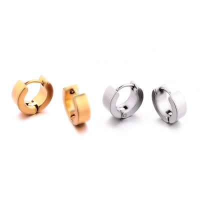 China Clip al por mayor de las mujeres de la joyería de la fábrica en los pendientes de la cruz del oro del aro en venta