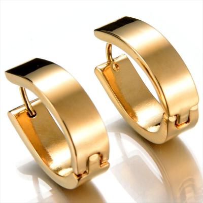 China Hombres calientes de la venta que perforan los pendientes punkyes de Huggie del aro del acero inoxidable del estilo de la joyería en venta
