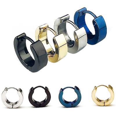 China Pendientes minúsculos del acero inoxidable del aro del lazo redondo de Fashon los pequeños para la joyería de los hombres de las mujeres venden al por mayor el regalo de Pendientes Mujer Moda en venta