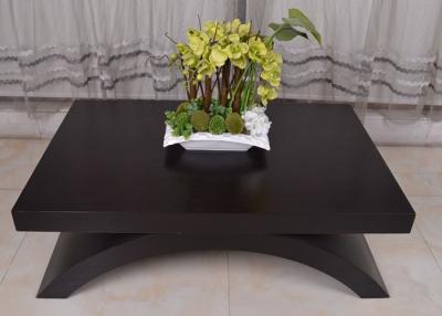 Cina Mobilia del salone su misura contemporaneo nero di legno del tavolino da salotto di rettangolo in vendita