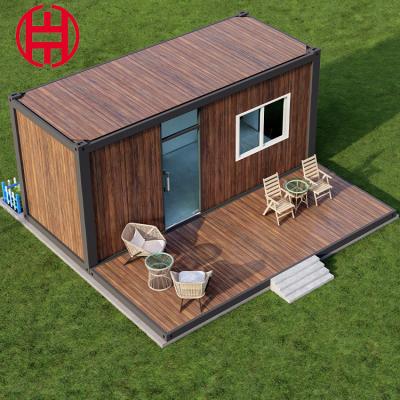 China 20ft Luxury Cabana de madeira pré-fabricado Modular Casas de vidro para a vida moderna à venda