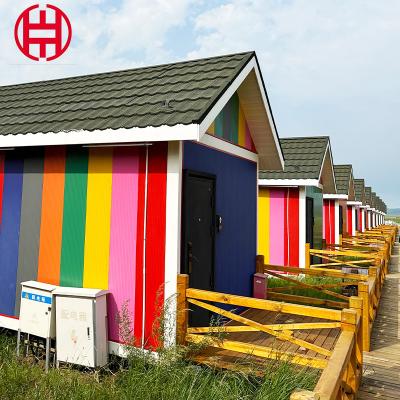 Cina Colore personalizzato Piccola casa prefabbricata villa di lusso casa per 3 2 camere da letto in vendita