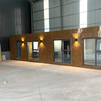 中国 太陽光パネル付き40FTプリファブコンテナハウス 現代のデザイン ハリケーン防災 モジュール型住宅 販売のため