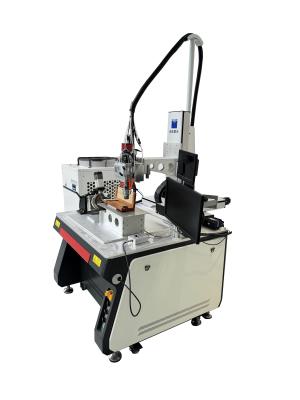 中国 10m ファイバー長 CW/PWM 溶接 三軸 QCW ファイバーレーザー溶接機械 シームレス 販売のため