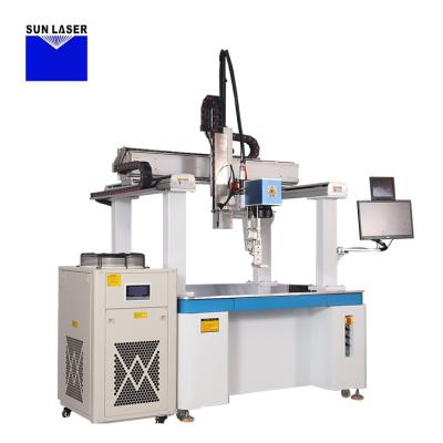 2000W 4-άξονας CNC πλήρως αυτόματη συνεχής μηχανή συγκόλλησης λέιζερ με εξωτερικό σύστημα ψύξης με νερό