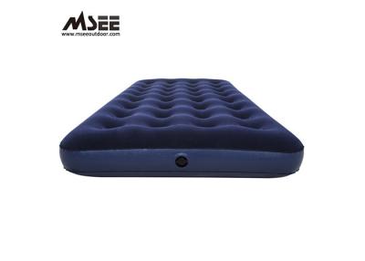 China Unlimited Stitching Low Air Mattress Flocking PVC Material 13 . 6 Net Weight for sale