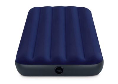 China Dark Color Travel Inflatable Bed Flocking PVC Material CE / ISO Certification for sale